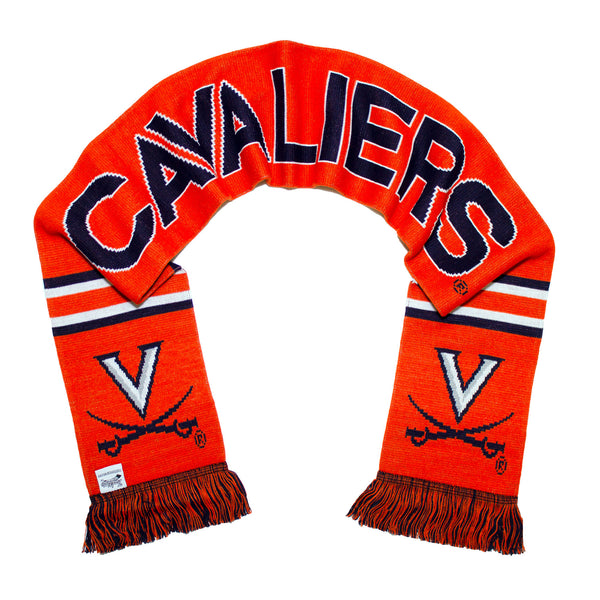 Virginia Cavaliers Scarf - UVA Orange Knitted – Tradition Scarves