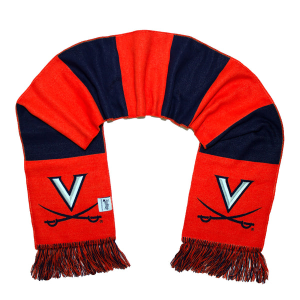 Virginia Cavaliers Scarf - UVA Orange Double-Sided Woven – Tradition ...